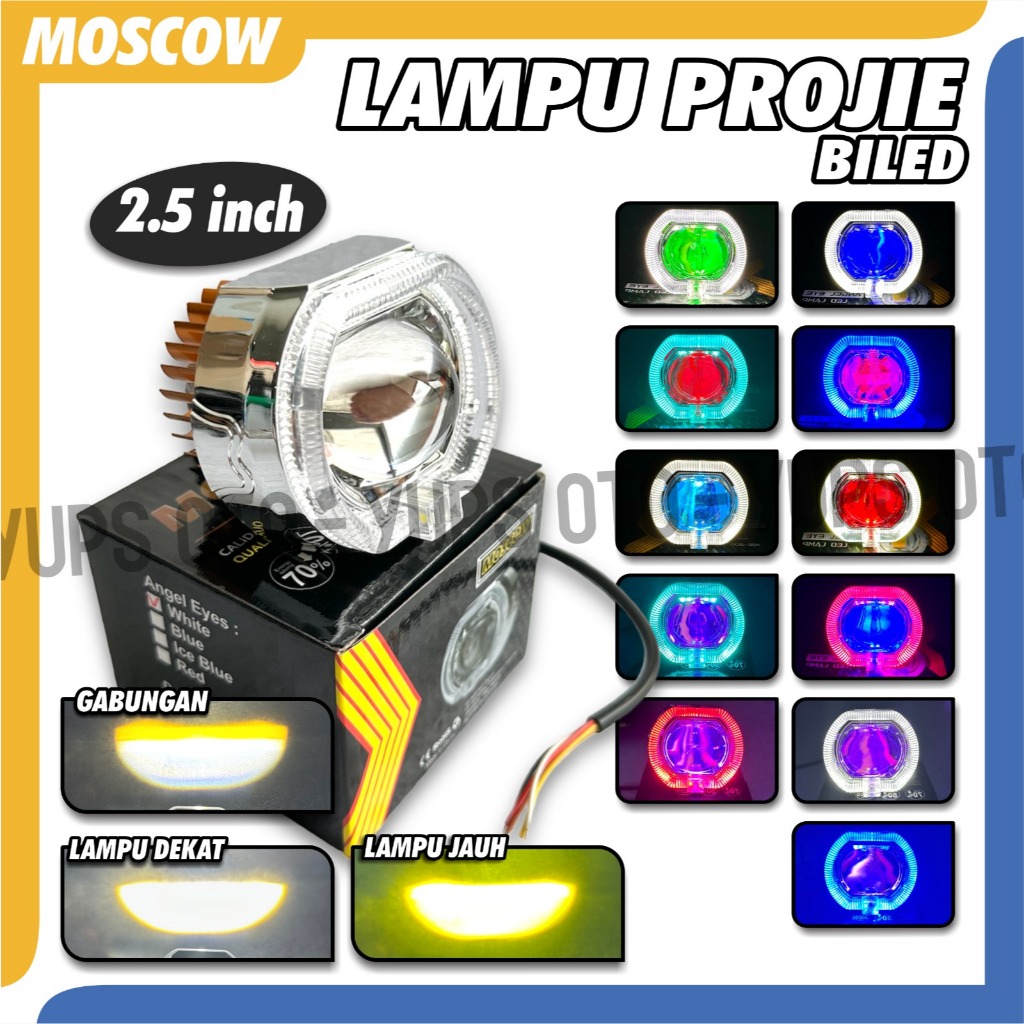 Jual LAMPU PROJIE BILED DEVIL UNGU 2.5 INCH ALA ALA ORIGINAL MOSCOW ...