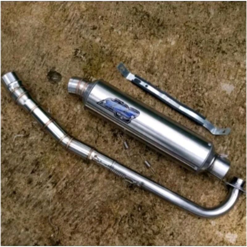 Jual knalpot racing dos muffler bas ulem pnp Jupiter vega astrea Grand ...