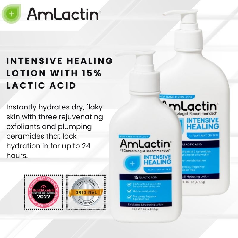 Jual AmLactin Intensive Healing Lotion with 15% Lactic Acid | Shopee ...