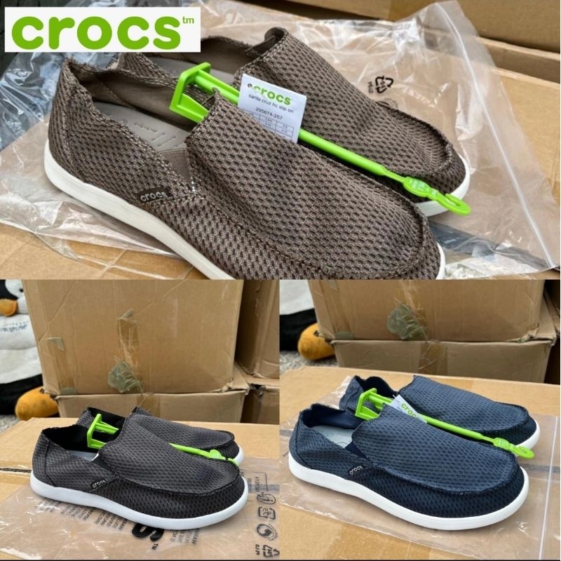 Jual Crocs Santa Cruz slip on man / Sepatu crocs Pria santa cruz slip on / Crocs santa Cruz man ...