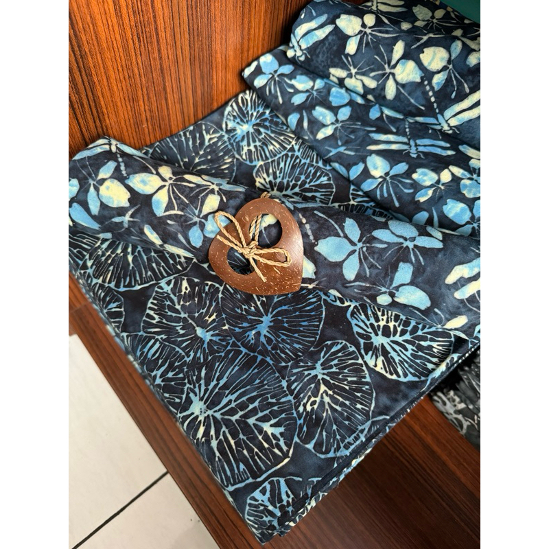 Jual KAIN PANTAI BATIK BALI/Deep BLue/RAYON BATIK Smoke CAP Tradisional ...