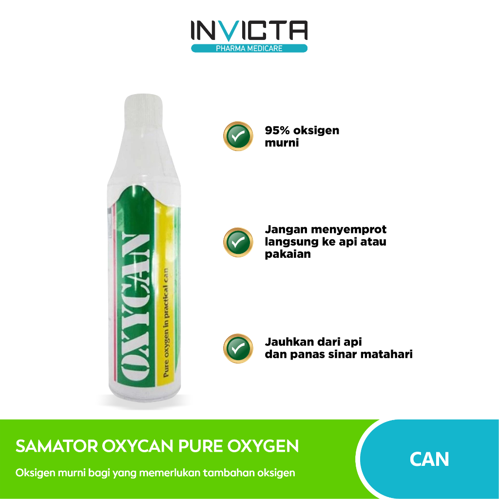 Jual Samator Oxycan Pure Oxygen - 500 cc | Shopee Indonesia