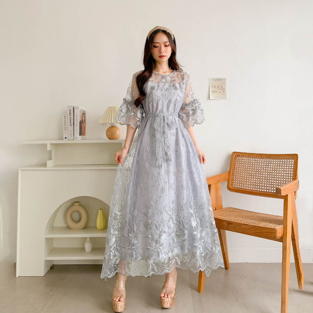 Jual Ders Prempuan Bj Natal Baju Dress Drese Simple Elegant Dress Bj ...