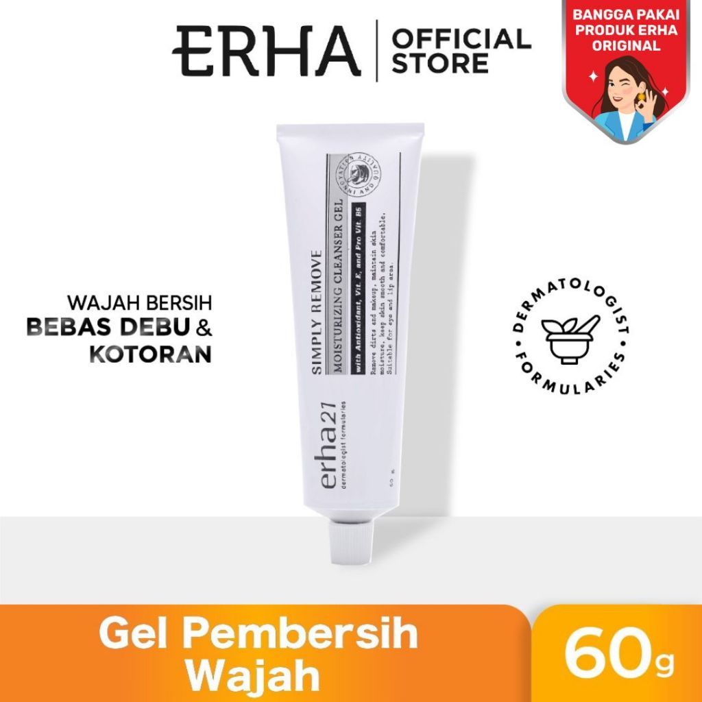 Jual ERHA Simply Remove 60g - Pembersih Wajah & Make Up | Shopee Indonesia