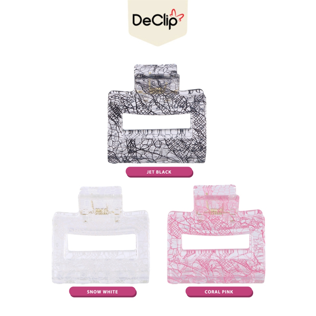 Jual Declip Chic Jepit Boxy Mini GG4 5CM Pattern Series | Shopee Indonesia