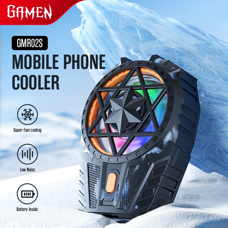 Jual GAMEN Fan Cooler Wireless Cooling Hp Tanpa Kabel Heatsink GMR02S ...