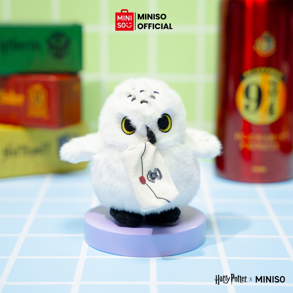 Jual MINISO x Harry Potter Boneka mewah Hedwig Owl Boneka Mewah 5 inci ...