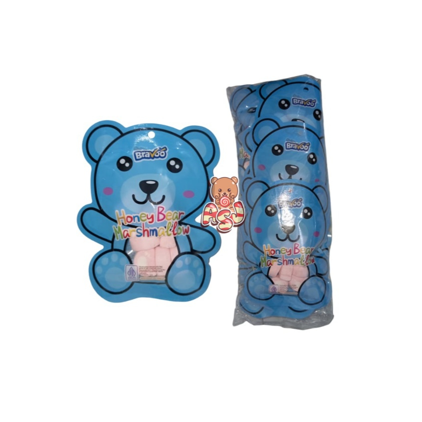 Jual BRAVO MARSHMALLOW HONEY BEAR ISI 10 (DIKIRIM RANDOM) | Shopee ...