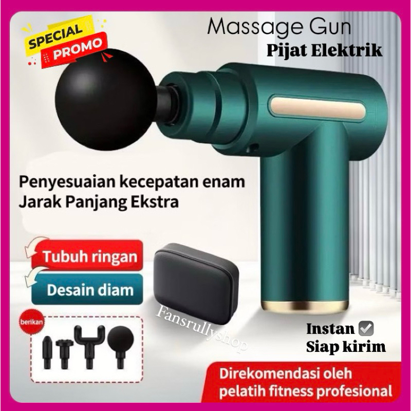 Jual FS Alat Pijat Elektrik Mini Massage Gun Smart Alat Pijat Gym ...