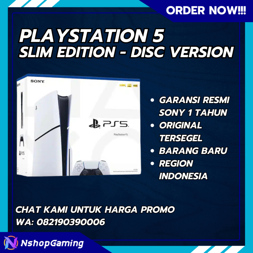 Jual Playstation 5 Slim Disc Edition - Garansi Resmi Sony Indonesia ...