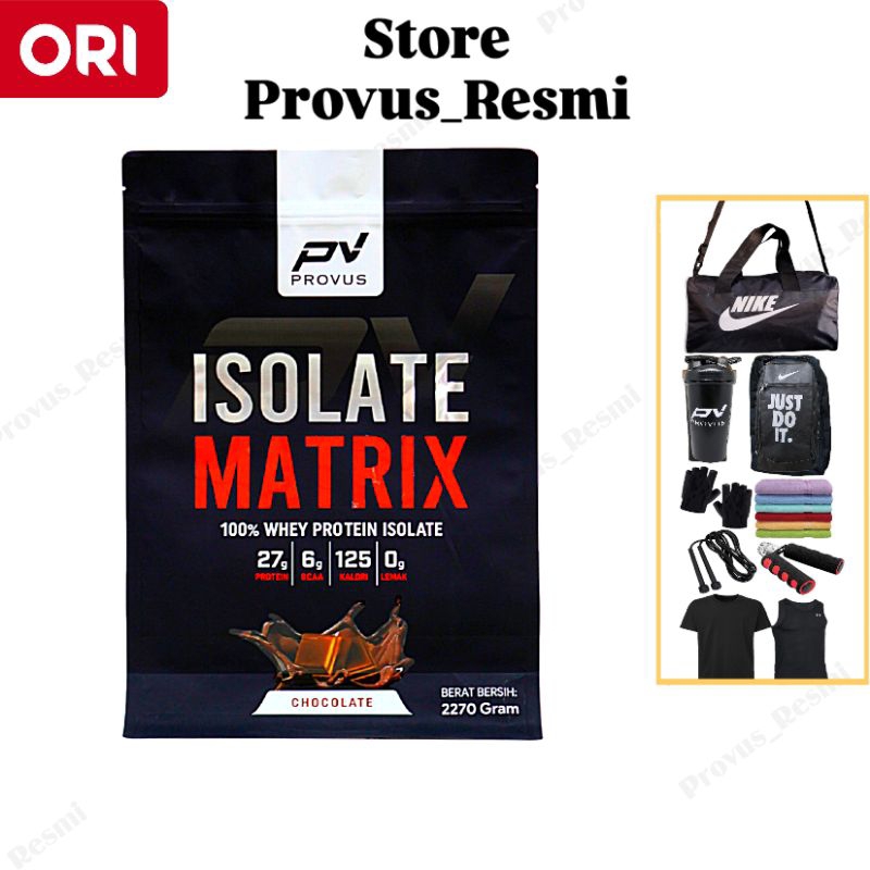 Jual PROVUS Isolate Matrix 5lbs 2.3kg Whey protein Isolate PV | Shopee ...