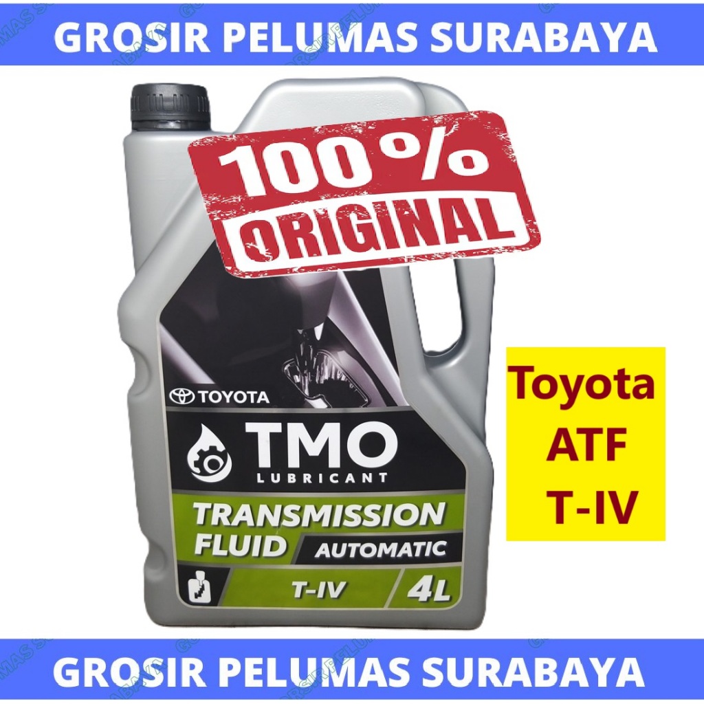 Jual ORIGINAL Oli Transmisi Toyota ATF T-IV T4 Galon 4Ltr 4 Liter ...