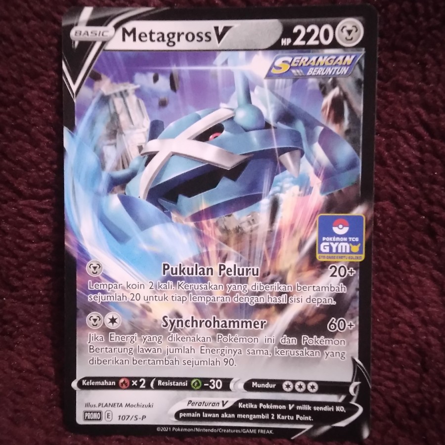 Jual Metagross V Promo Gym 107/S-P - Pokemon TCG Indonesia | Shopee ...