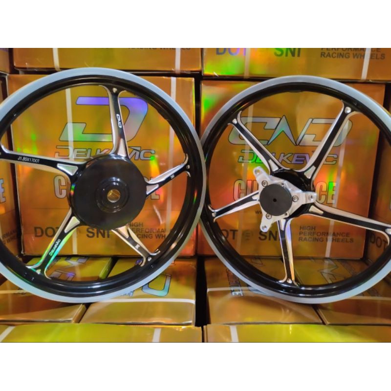 Jual DELKEVIC DND VELG/PELAK RACING D55 5STAR 160/185-17 AEROX | Shopee ...