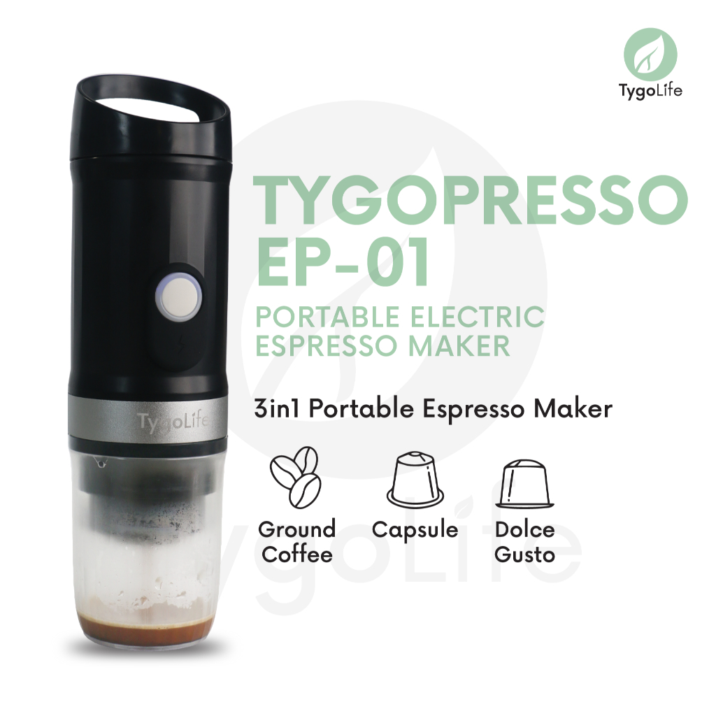 Jual TYGOPRESSO EP-01 PORTABLE ELECTRIC ESPRESSO COFFEE MAKER AUTOMATIC ...