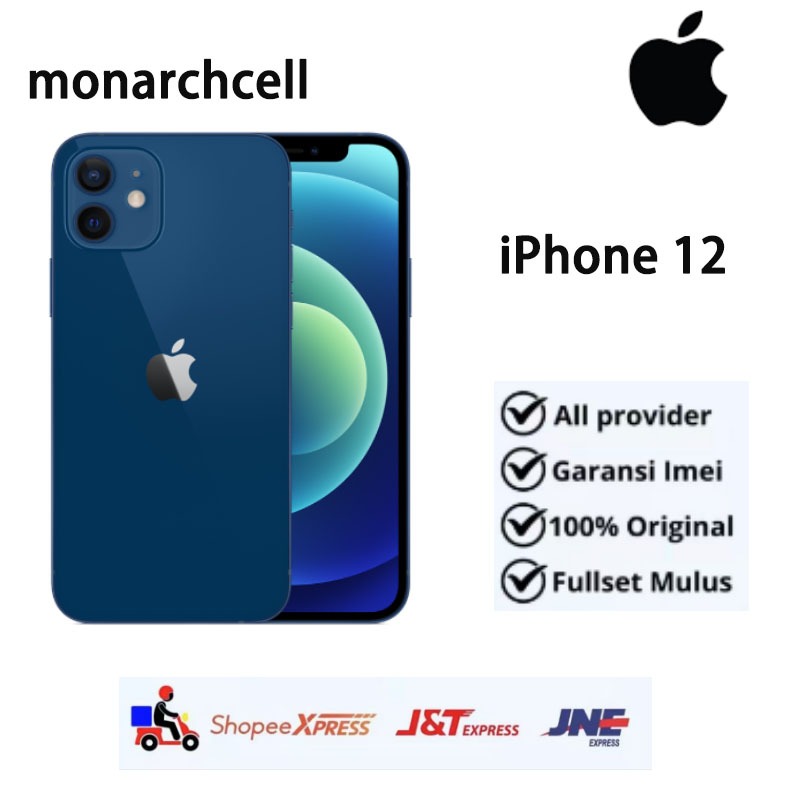 Jual Apple IPHONE 12 /64GB/128GB ORIGINAL MULUS GOOD CONDITIONS FULLSET MULUS SECOND 100% ...
