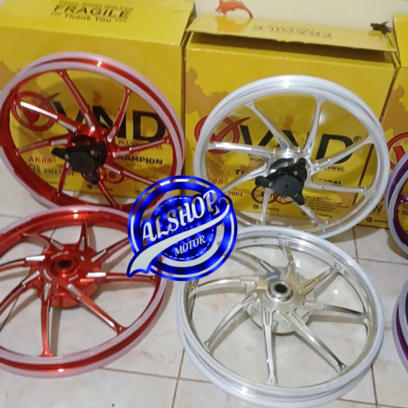 Jual VELG RACING VND AK88 RING 17 YAMAHA AEROX 155 OLD AEROX NEW 160/160X17 | Shopee Indonesia