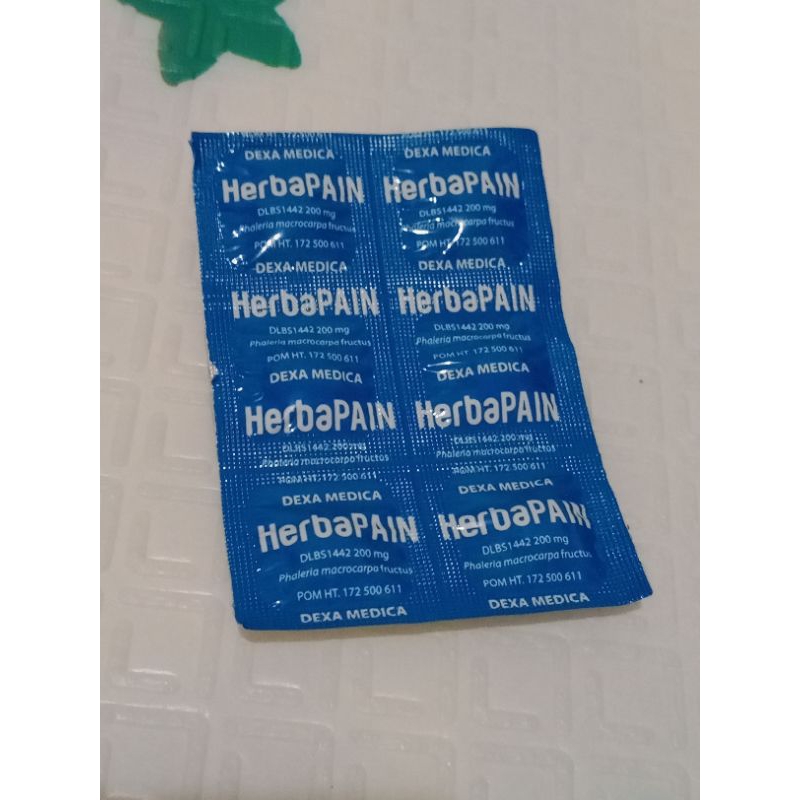 Jual herbapain tablet strip 6 kaplet ORIGINAL | Shopee Indonesia