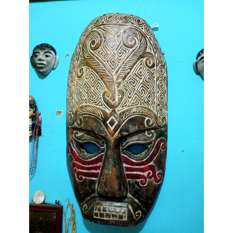 Jual topeng muka unik suku dani lokasian | Shopee Indonesia