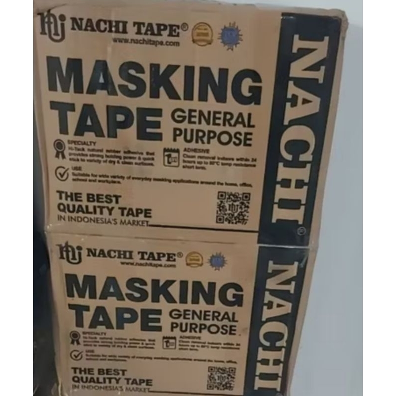 Jual masking_tape_nachi tape (per Dus) | Shopee Indonesia