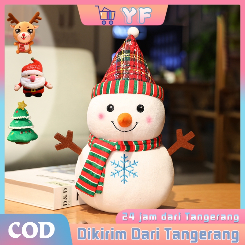 Jual Boneka Santa Claus Rusa Natal Boneka Pohon Natal Boneka Snowman ...