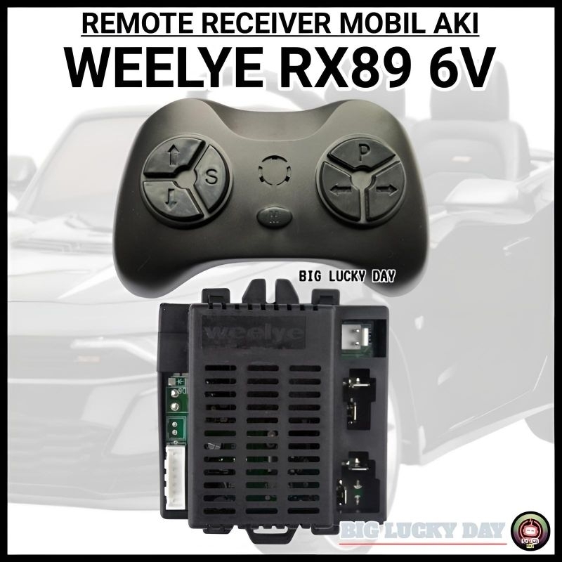 Jual RECEIVER REMOT WEELYE RX89 6V 7PIN MOBIL AKI MODUL IC RESEIVER ...
