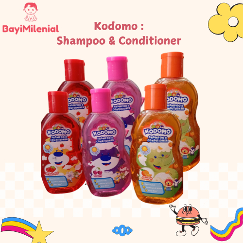 Jual Kodomo Shampoo & Conditioner 200 ml | Shopee Indonesia