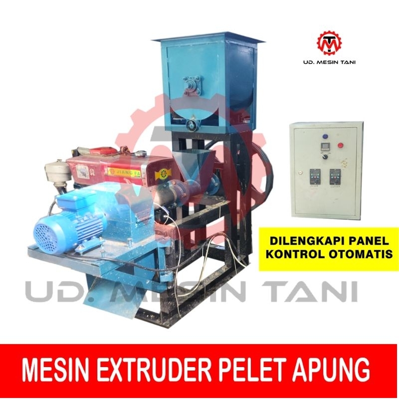 Jual MESIN EXTRUDER CETAK PELET APUNG LENGKAP FEEDER TIPE 100 | Shopee ...