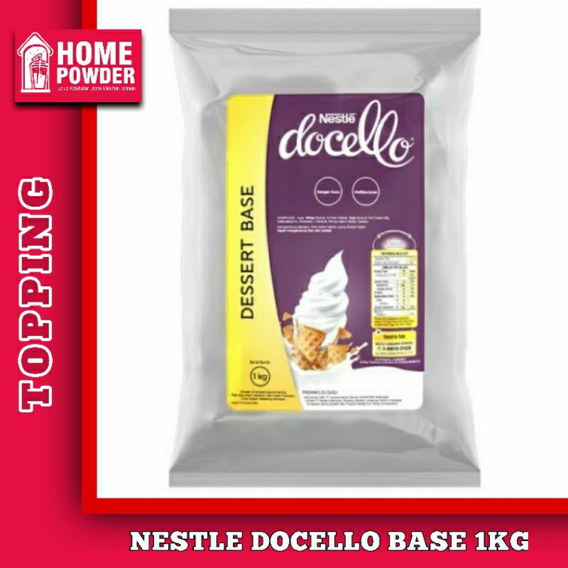 Jual Promo Nestle Docello Dessert Base 1 Kg Soft Ice Cream | Shopee ...