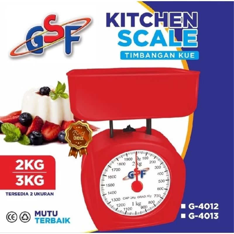 Jual KITCHEN SCALE/TIMBANGAN KUE GSF G-4016 timbangan gula timbangan ...