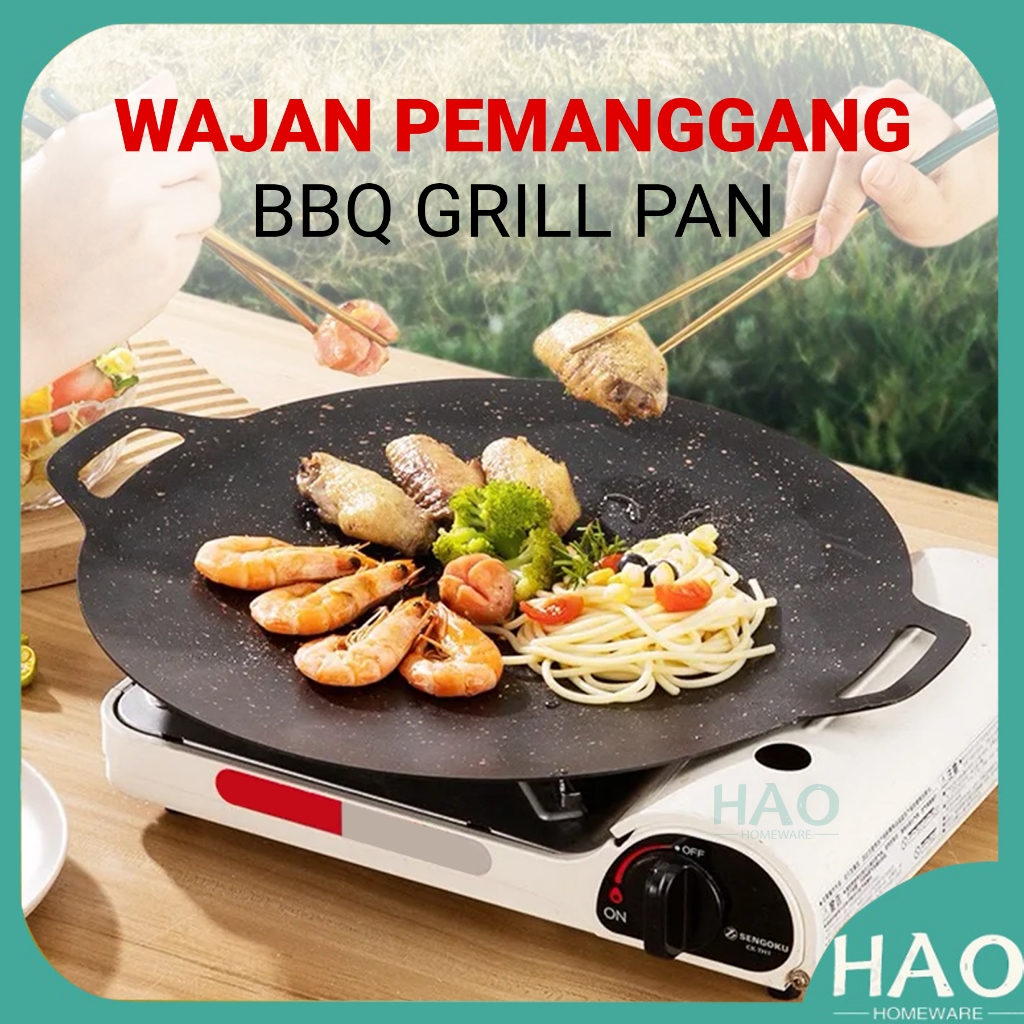 Jual Wajan Konduksi Diameter 38 CM Alat Panggang BBQ Anti Lengket ...