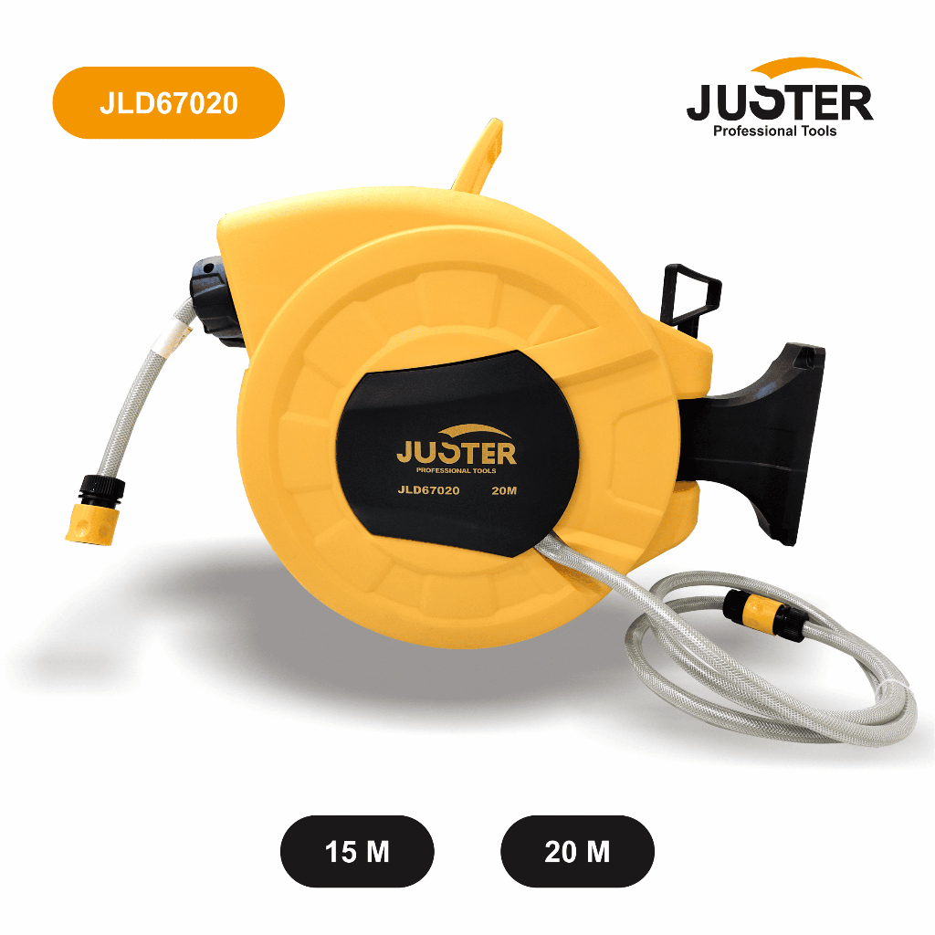 Jual Juster Air Hose Reel Kompresor Hybrid Polymer 20M 15M Meter ...