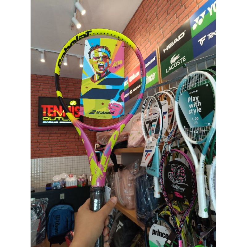 Jual Raket Tennis Babolat Pure Aero rafa 2023 290gr Unstrung 100 ...