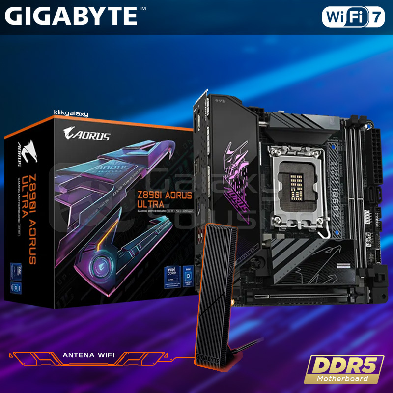 Jual Gigabyte Z890I AORUS ULTRA WIFI7 - Intel Z890 LGA1851 DDR5 ...