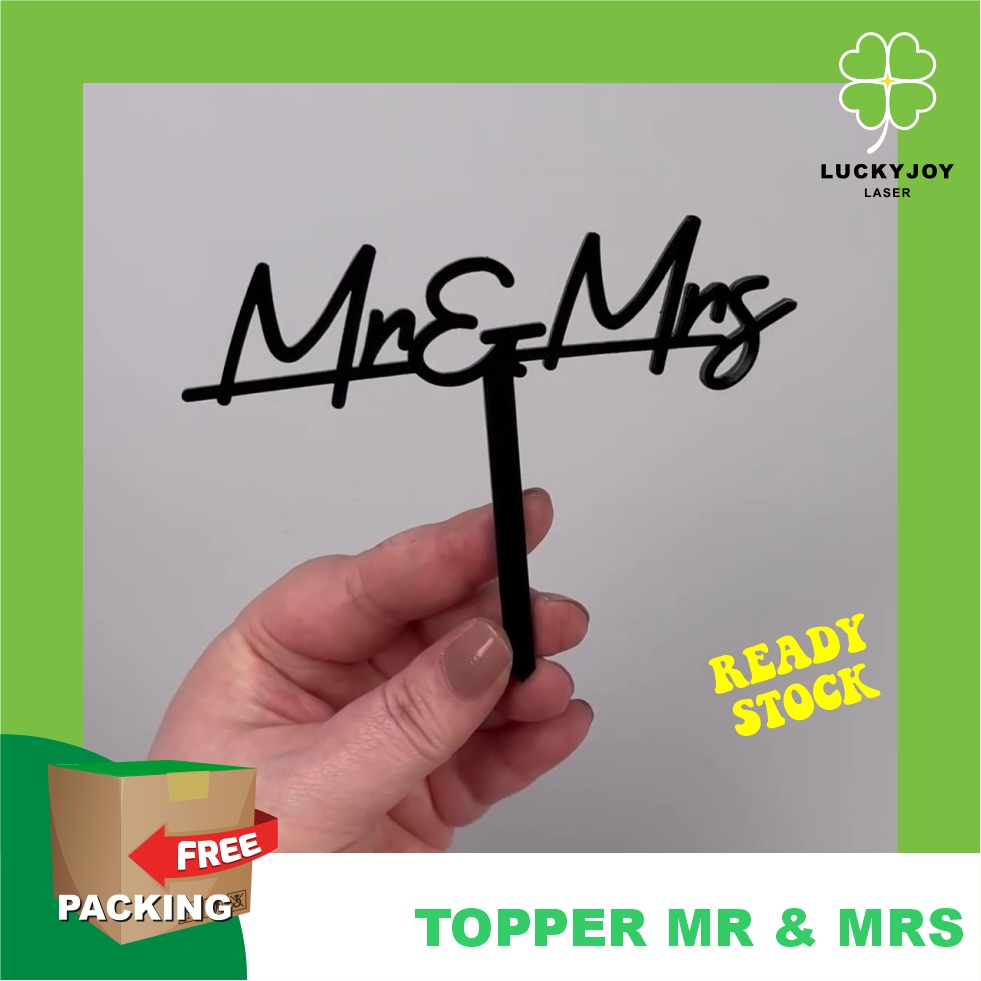Jual TOPPER MR & MRS TOPER WEDDING TOPER LAMARAN TINGJING PERNIKAHAN ...