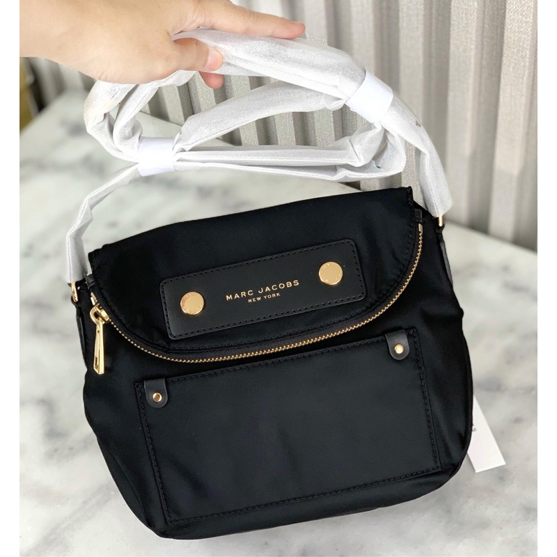 Jual mj bag marc jacobsoriginal preppy nylon small crossbody black new ...