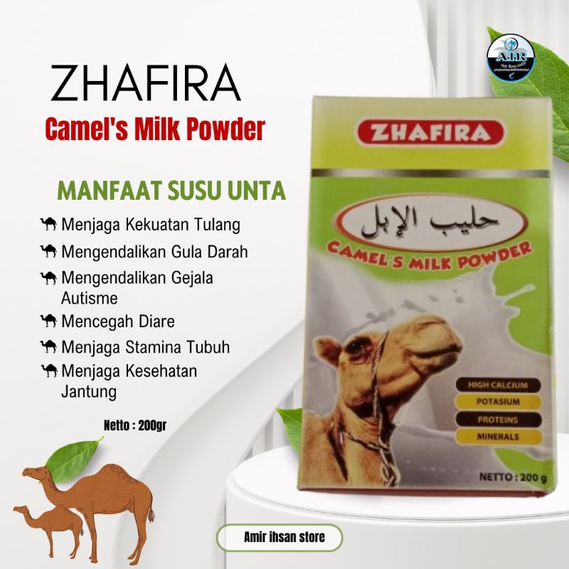 Jual susu unta zhafira/susu unta 200gr | Shopee Indonesia