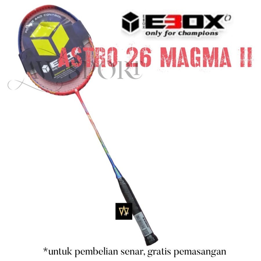 Jual Raket Badminton EBOX ASTRO 26 MAGMA II | Shopee Indonesia