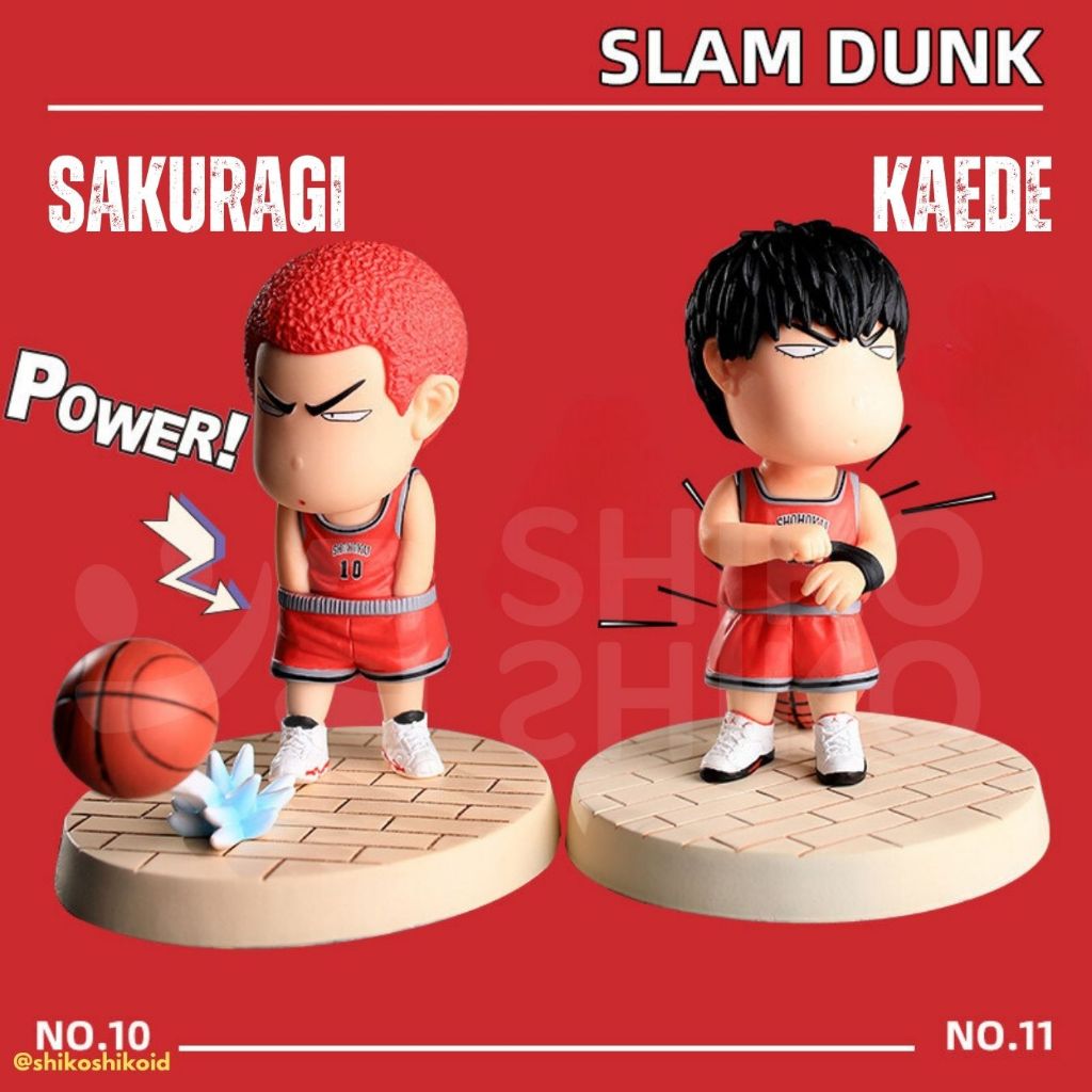 Jual FGCsld Figure Slam Dunk Chibi Lucu Sakuragi Hanamichi Rukawa Kaede ...