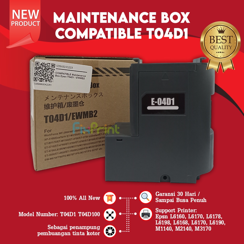 Jual Chip Maintenance Box Epson T04D1 - Resetter Chip Printer L4150 ...