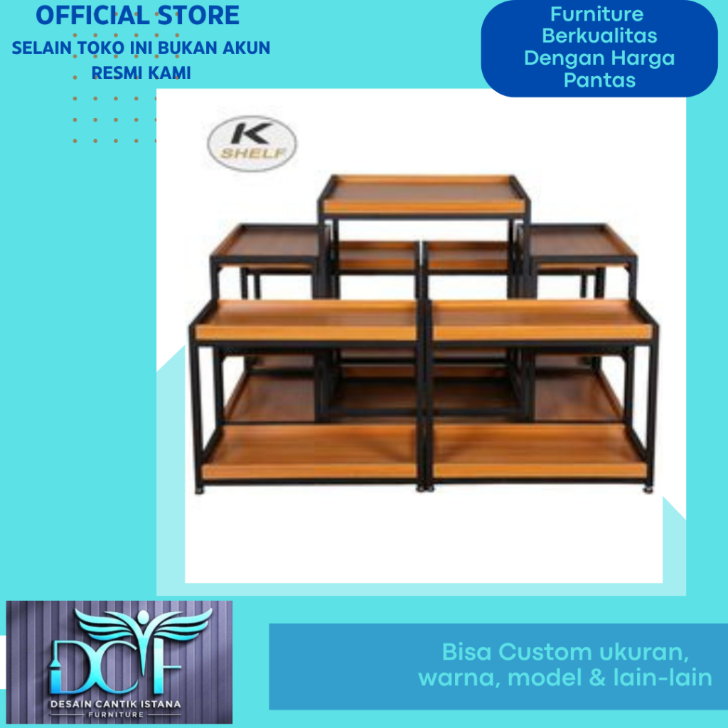 Jual 1 Set 7 Unit Rak Kayu Buat Sembako Rak Toko Sembako | Shopee Indonesia