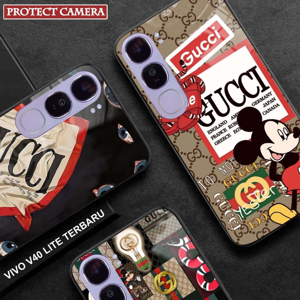 Jual Softcase Glass Kaca Vivo V40 Lite Terbaru [FC25] Casing Handphone ...