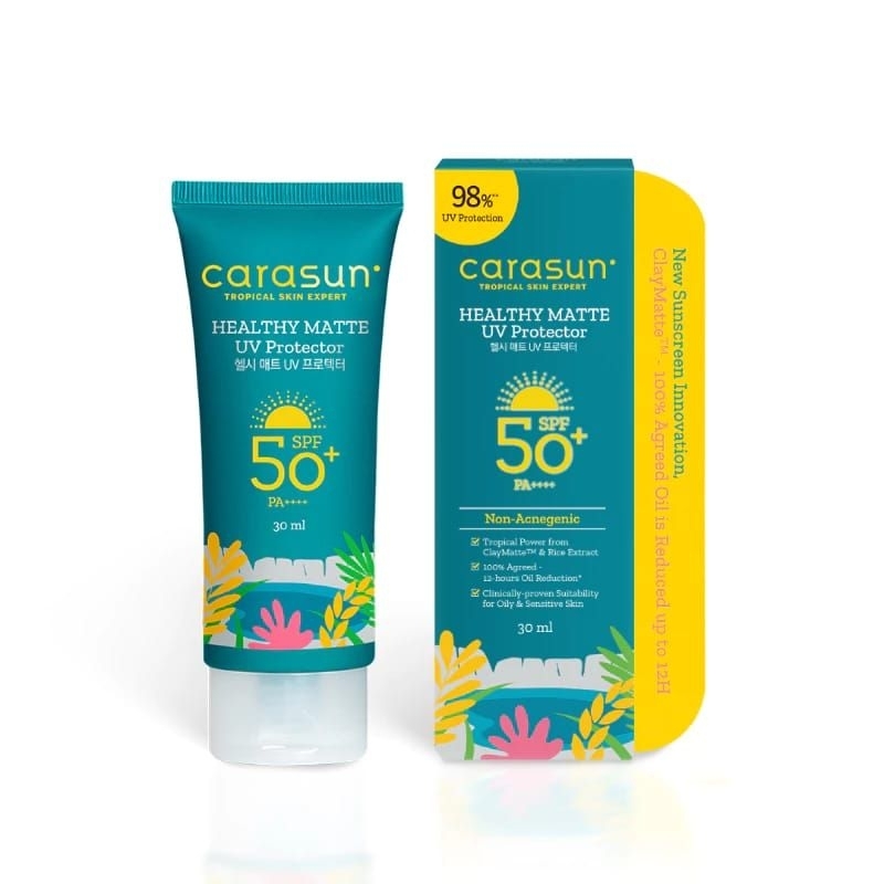 Jual Carasun Healthy Matte Uv Protector SPF 50+ PA++++ 30ml | Shopee Indonesia