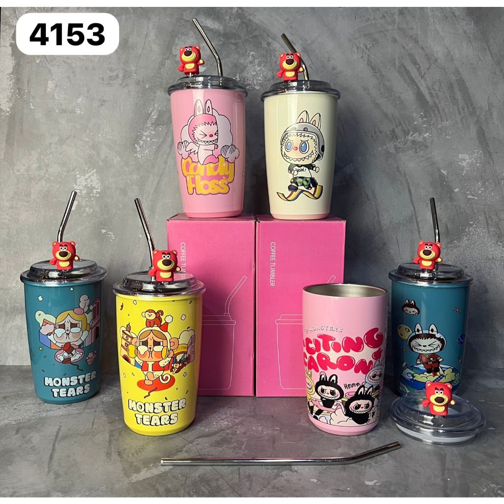 Jual CLAIYDREAM Termos Labubu Lotso Tumblr Tumbler Minum Lotso ...