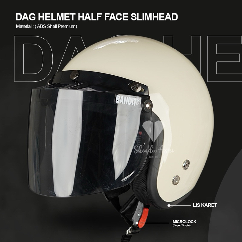 Jual HELM DAG RETRO CLASSIC Original | Shopee Indonesia