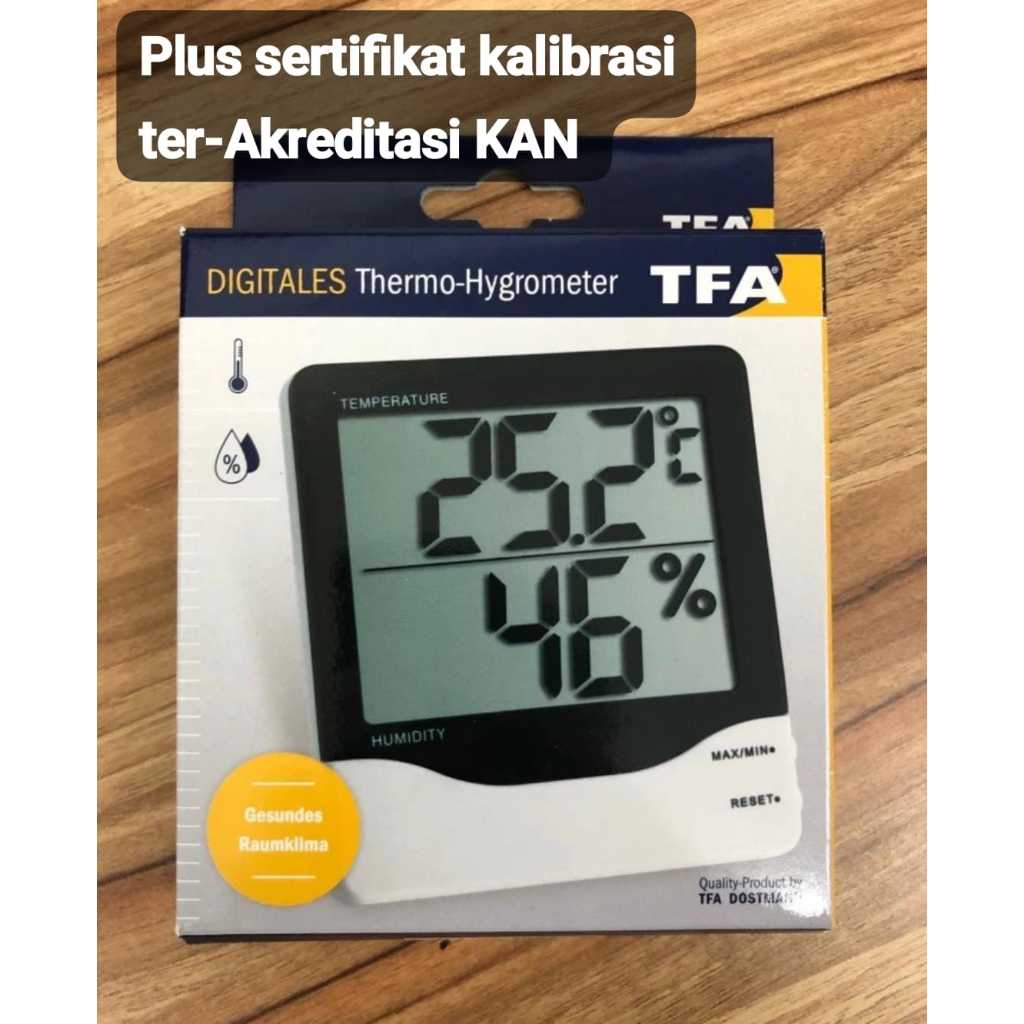 Jual TFA Thermometer Hygrometer Digital Suhu Ruangan dan Kelembapan ...