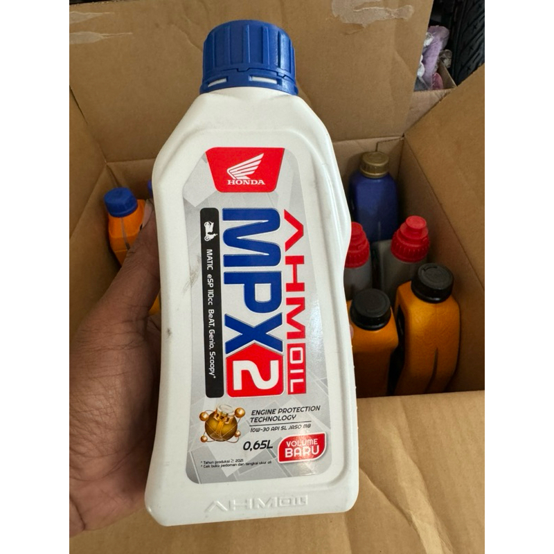 Jual Oli mpx 2 0,65 L original AHM | Shopee Indonesia