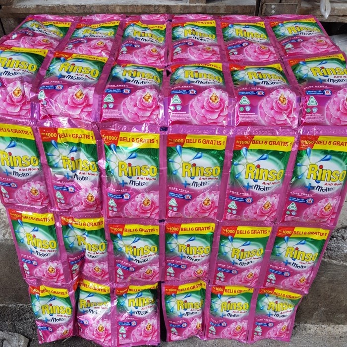 Jual RINSO Cair Sachet / 1 Renceng Isi 6 Pcs | Shopee Indonesia