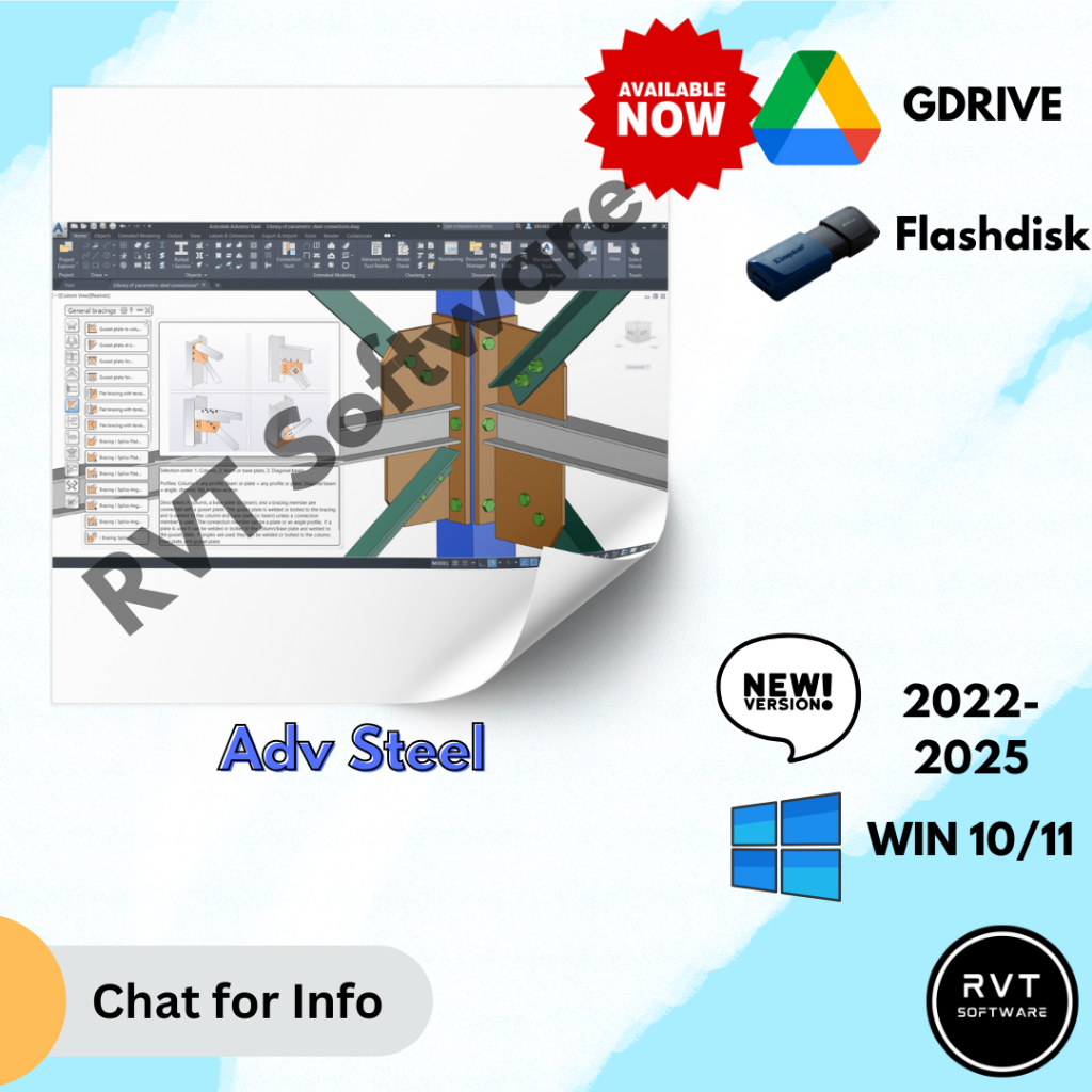 Jual (WIN) Advance Steel 2022 2023 2024 2025 2026 | Shopee Indonesia