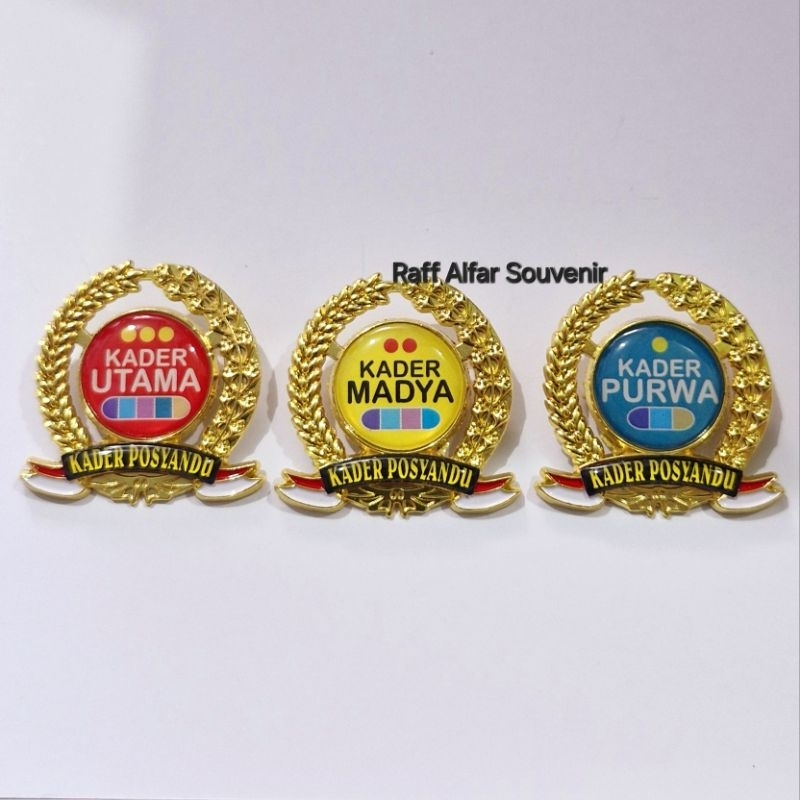 Jual PIN KADER POSYANDU MODEL PIN PADI KAPAS - BROS KADER POSYANDU ...